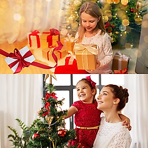 3 Rolls 75 Yard Christmas Satin Ribbon, 1 Inch Wide Gift Wrapping Ribbon Double Faced Polyester Ribbon Rolls Solid Satin Ribbon for Christmas Wedding Party DIY Craft Making (Red, Green, Gold)