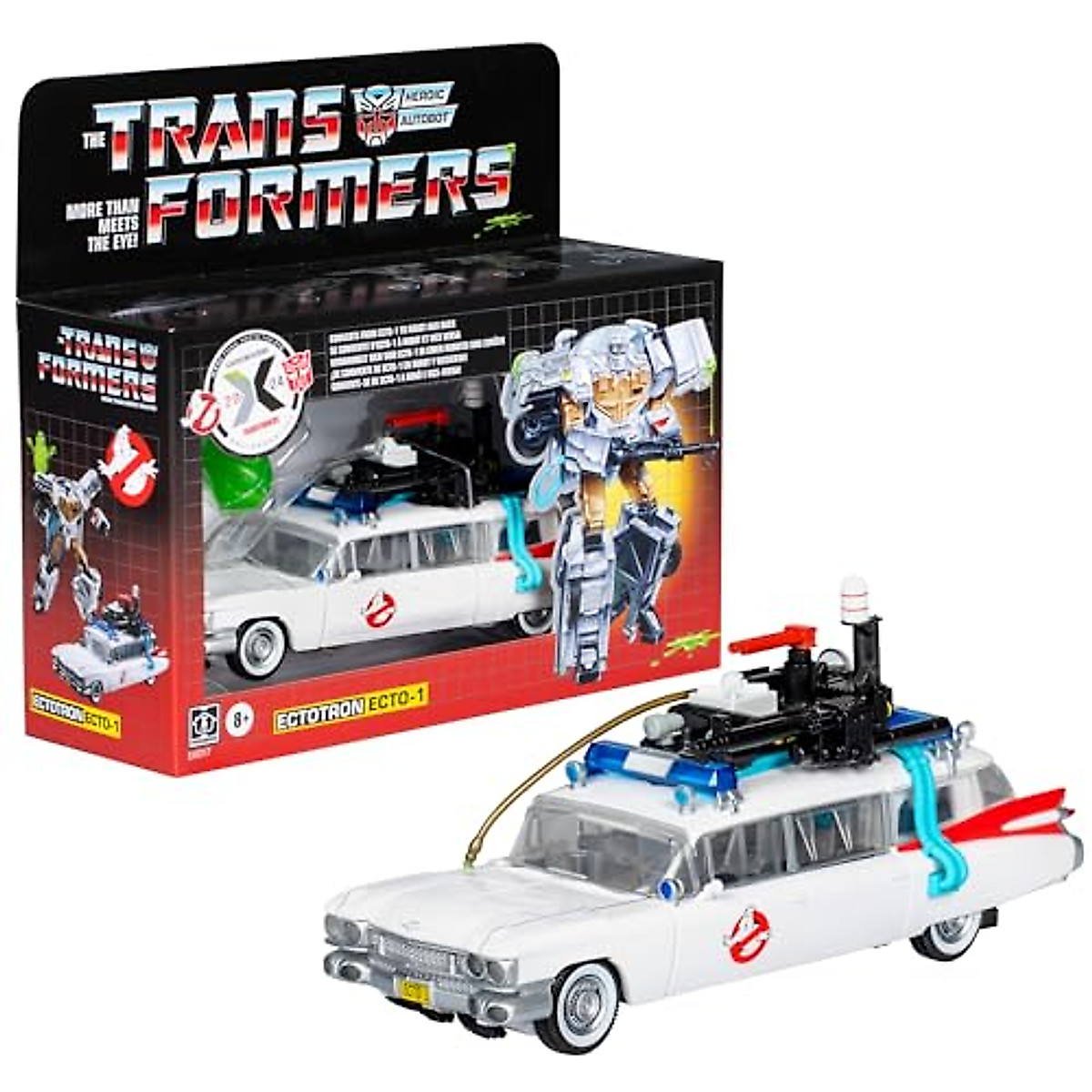 Hasbro Transformers Generations Ghostbusters 2019 Heroic Autobot Ecto-1 Ectotron Figure