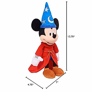 Mickey Mouse 90th Anniversary The Sorcerer's Apprentice 14" Musical Plush, Amazon Exclusive