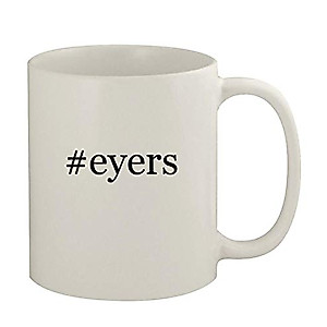 Knick Knack Gifts #eyers - 11oz Ceramic White Coffee Mug, White