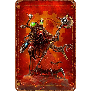 Adeptus Mechanicus 4 physical culture Poster Signs 8 x 12 Inch Decor Funny Chic Art Wall Decort Home Yard Signs Bar Hotel Cafe Pub Indoor Outdoor restauran