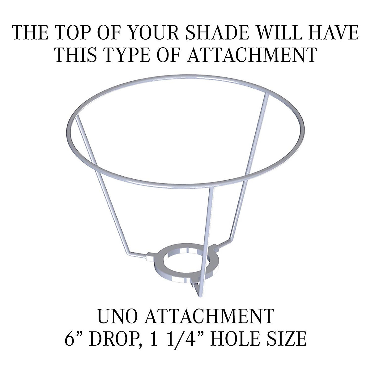 FenchelShades.com Drum Lampshade 9" Top Diameter x 10" Bottom Diameter x 7.5" Slant Height with 6" Drop Slip Uno Attachment (Linen Black)