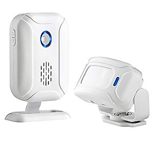 Motion Sensor Doorbell, Door Chime for Business, Store Welcome Buzzer Monitor, Commercial Door Entry Alert,Motion Detector Alarm, Caregiver Reminder for Elderly, Visitor Bell
