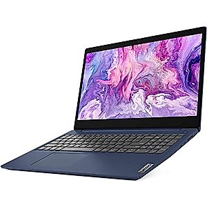 Lenovo IdeaPad 3 15.6" Full HD IPS LED Laptop, AMD Ryzen 5 3500U Processor, 8GB DDR4 RAM, 256GB SSD, Vega 8 Graphics, HDMI, Webcam, 802.11ac, Windows 10 Home, Abyss Blue, W/ IFT Accessories