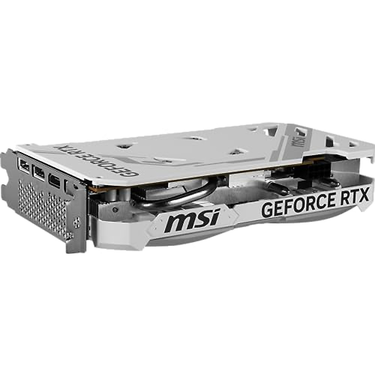 MSI Gaming GeForce RTX 4060 8GB GDRR6 Extreme Clock: 2505 MHz 128-Bit HDMI/DP Nvlink TORX Fan 4.0 Ada Lovelace Architecture Graphics Card (RTX 4060 Ventus 2X White 8G OC)