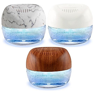 ap airpleasure 3-Pack Water-Based Purifier Air Washer, Air Revitalizer & Fresh Aire Freshener, Air Fresher with 7 LED Color Changing Mood Light for Rooms