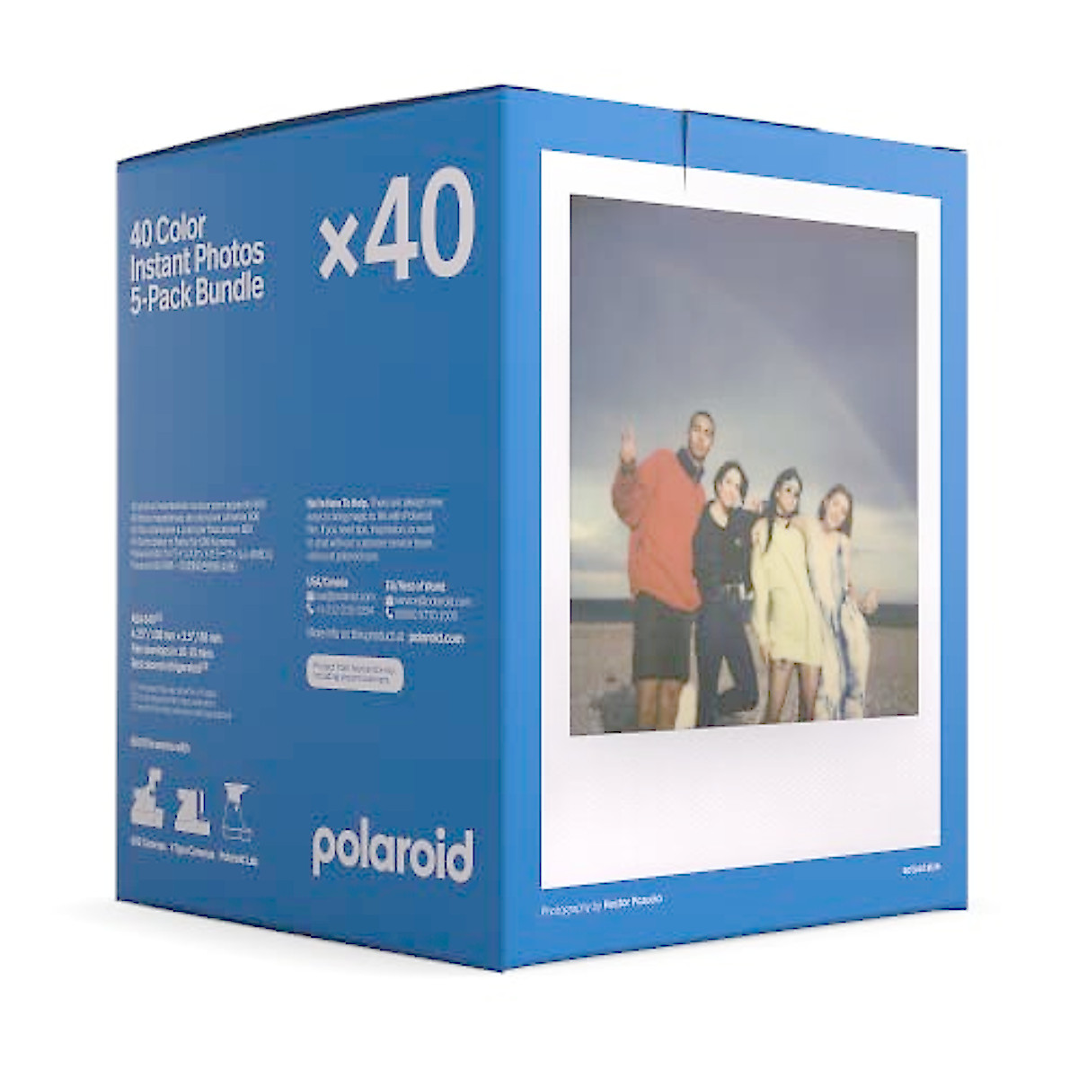 Polaroid Color Film for 600 x40 Pack, 40 Photos (6013)