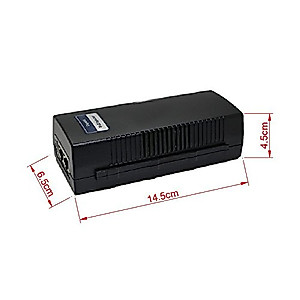 1-Port PoE Injector/Switch 48V 0.65A 30W for IP Camera Networking