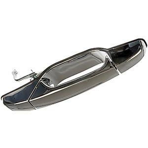 Dorman 80545 Front Passenger Side Exterior Door Handle Compatible with Select Cadillac / Chevrolet / GMC Models, Chrome , Black