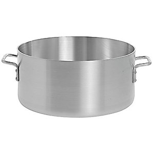 HUBERT Braizer Pan 15 Quart Aluminum - 13 4/5 Dia x 5 9/10 D