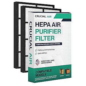 Think Crucial Replacement Air Purifier Filter – Compatible with Essick Air Part # 1051-Models 4DTS 300, 4DTS 900, H12 300HB, H12 400HB, H12 600, 696400HB, 696800, 447400HB - Bulk 1 Pack