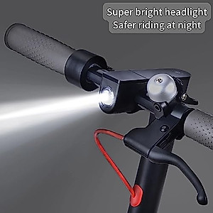 CUNFON Electric Scooter, 8.5" Solid Tires Electric Scooter for Adults, 350W Motor, Up to 19 Miles Long-Range, Portable Folding Commuting Scooter for Adults, UL Safety Certified and App