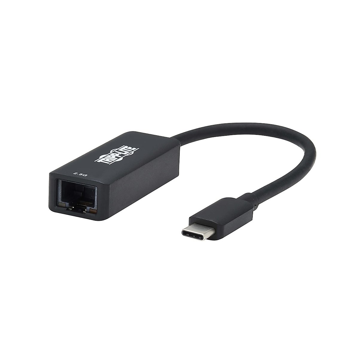 Tripp Lite USB-C to RJ45 Gigabit Ethernet Network Adapter Up to 2.5 Gigabits Per Second Network Speed - Windows, macOS, Chrome & Linux Widely Compatible - USB 3.2 Gen 1, 3-Year Warranty (U436-06N-2P5)