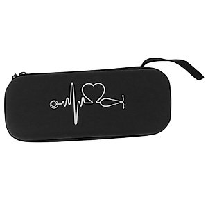 Large Hard Stethoscope Case, Shockproof EVA Stethoscope Storage Bag for Nurses, and Lightweight Carrying Solution for Medical Accessories