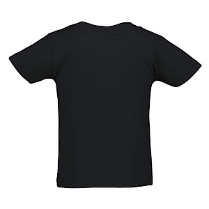 Kisses 25¢ - Cents Hearts Love Cute Infant/Toddler Cotton Jersey T-Shirt (Black, 12 Months)