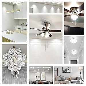 Chinnor E11 Led Bulb 75w 100w Equivalent Dimmable,Daylight 6000K,T3 T4 JDE11 Mini Candelabra Base 110V 120V 130V 100W Halogen Replacement, Pack of 2