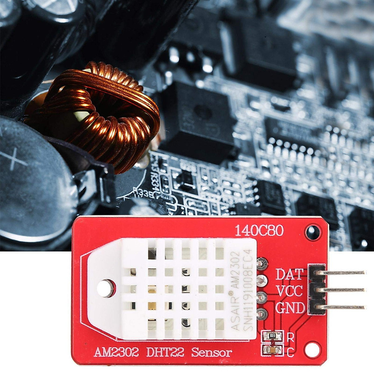 DHT22 Sensor Module AM2302 Waterproof for SCM Humidifier Accessories