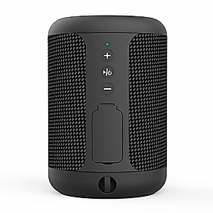 YOLOEMOT Waterproof Mini Bluetooth Speaker,Compact and Portable,12H Playtime,IPX5 Waterproof,TWS Pairing, AUX,TF, Portable Wireless Speakers for Home/Party/Beach, Birthday Gift (Black)
