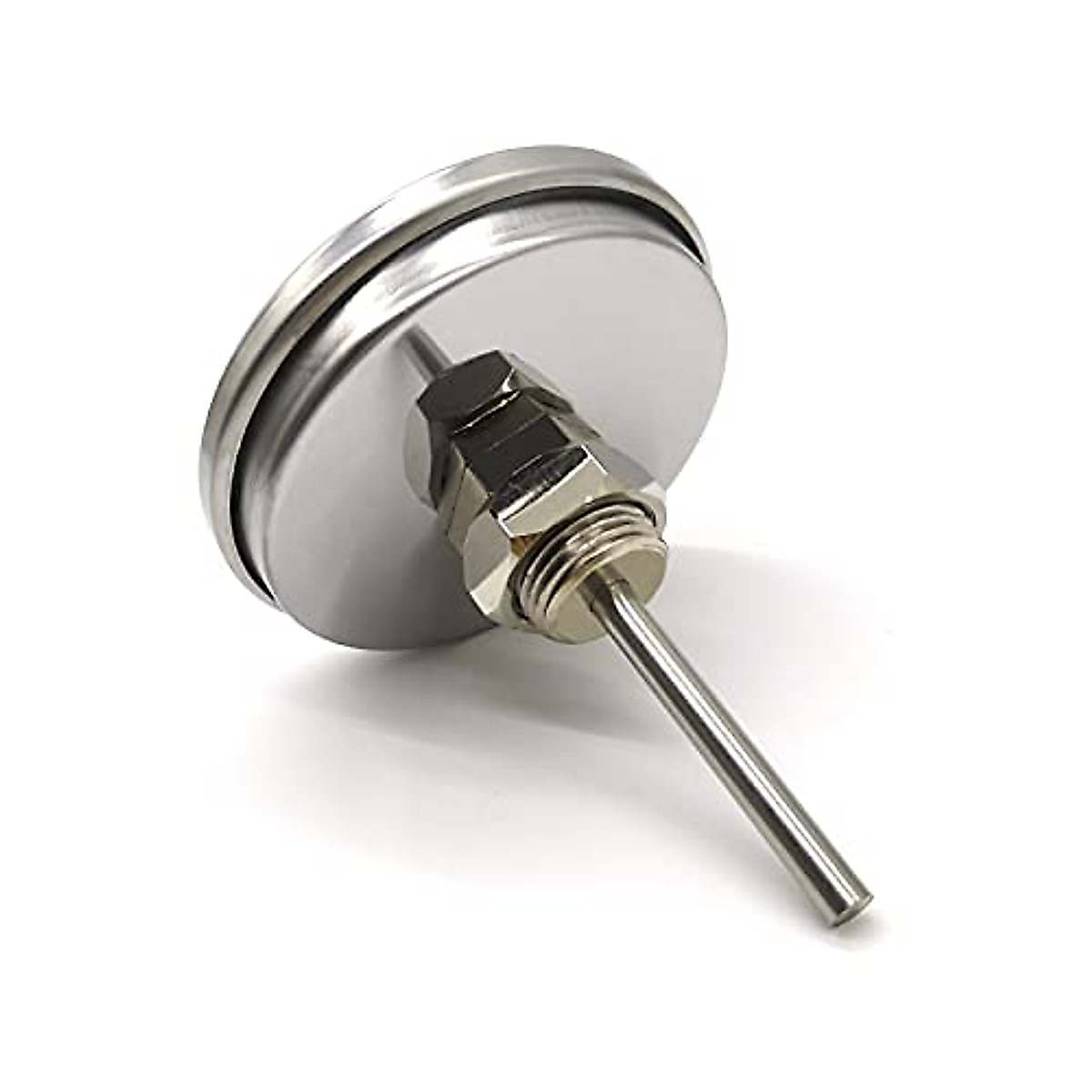 3 1/8” Large Upgraded BBQ Thermometer Gauge for Oklahoma Joe’s Smoker Grill & Most Charcoal Pellet Wood Pit Smoker Grills, 1/2 NPT Male Thread Temperature Gauge Replacement, Luminous Thermostat