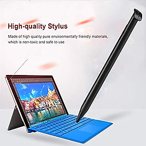 Touch Pen, Ergonomic Design Stylus, 10 Pcs a Pack Nontoxic and Safe to Use for New 3DS XL Console (Black)