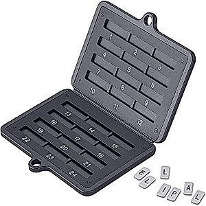 ELLIPAL Mnemonic Metal for Private Keys 24-Word Seed Phrases Mnemonic Metal, Easy Setup & Disassembled Mnemonic Cold Storage Wallet Backup for Crypto Assets, Compatible with Ledger Trezor KeepKey