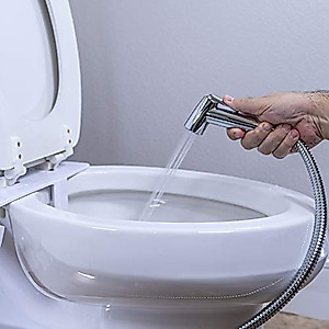 Bidet-N-Spray 2-in-1 Combo Non-Electric Bidet and Hand-held Sprayer Toilet Attachment - Easy to Install - Adjustable Water Pressure - Hygienic Bathroom Essential