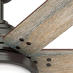 Hunter Fan Company 59397 Warrant Ceiling Fan, Noble Bronze Finish