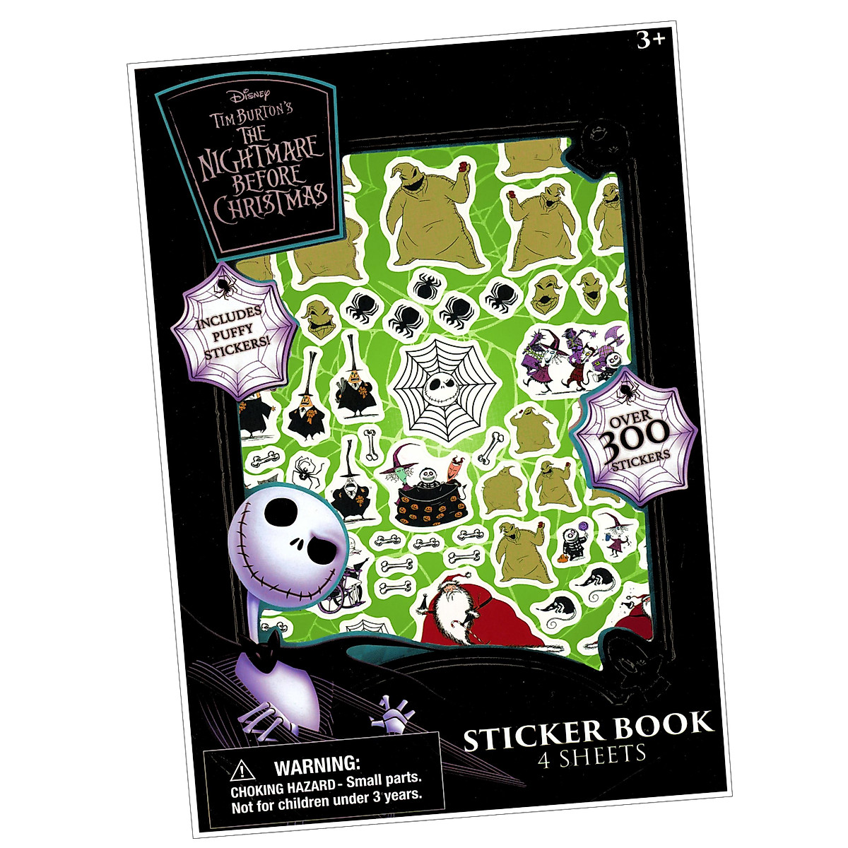Disney Studios Nightmare Before Christmas Stickers & Door Hanger Craft Bundle - Halloween Themed