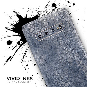 DesignSkinz Distressed Silver Texture v4 Protective Vinyl Decal Wrap Skin Cover Compatible with The Samsung Galaxy S20 (Screen Trim & Back Glass Skin)