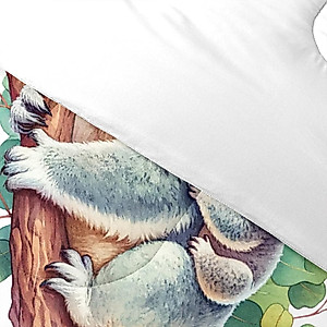 Personalized Koala Comforter Queen - Koala Comforter Twin Size, Koala Bed Set Twin Koala Comforter Set for Boys Girls Koala Bedding Sets Lightweight, Koala Bed Sets Queen Size Koala Comforter Set