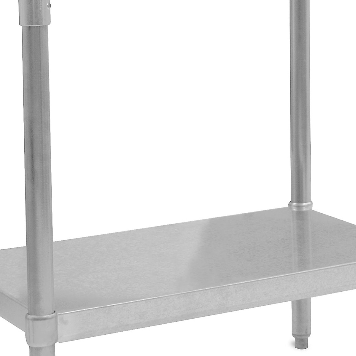 John Boos JNS01 Maple Top Work Table with Galvanized Steel Base and Adjustable Galvanized Lower Shelf, 36" Long x 24" Wide x 1-1/2" Thick