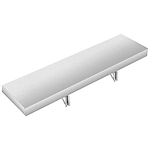 Concession Shelf- 48L x 12W Inch Stainless Steel Foldable Perfect for Food Truck, Trailer and Window Service