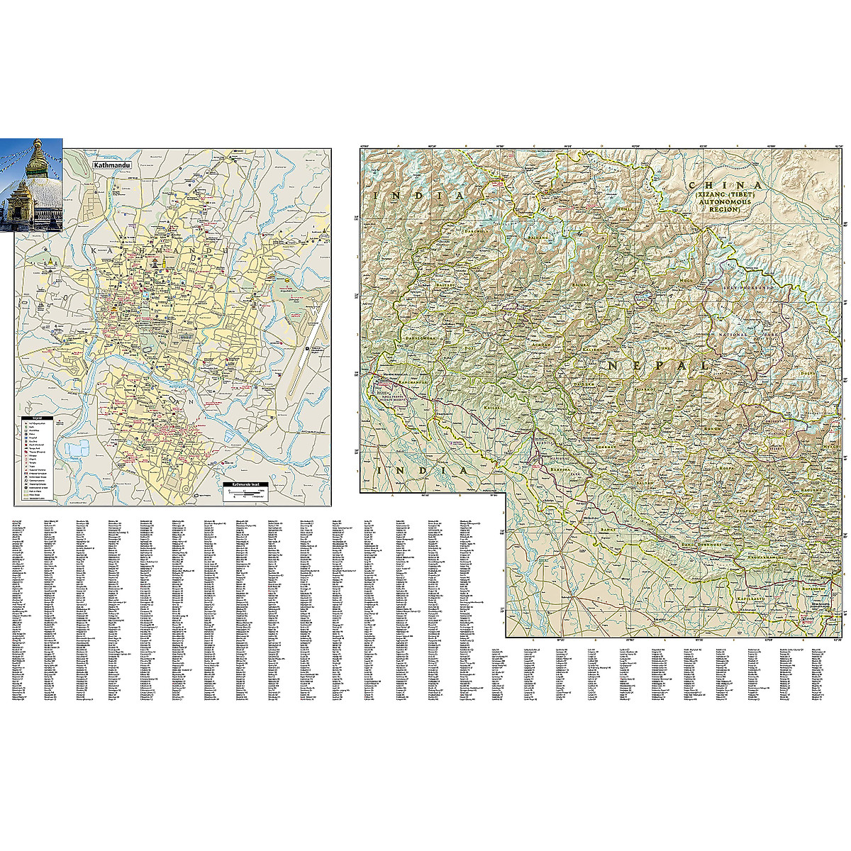 Nepal Map (National Geographic Adventure Map, 3000)