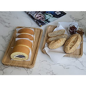 Umiehary Handcrafted Serving Platters for Home Decor-Natural Wooden Plates The Perfect Centerpiece Decoration for Your Dining Or Living Room Table