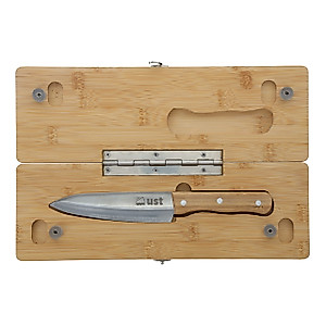 ust pack along cutting board with knife made of bamboo for portable food preparation with moisture resistant and eco friendly design for camping and everyday use