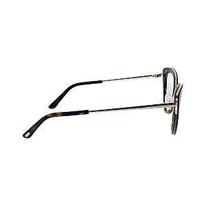 Tom Ford Blue Block Eyeglasses TF5580B 052 Dark Havana/Gold 55mm FT5580