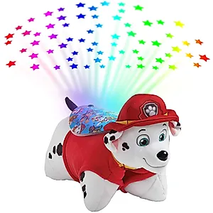 Pillow Pets Paw Patrol Marshall Sleeptime Lites®️ 11" Stuffed Animal Plush Nightlight
