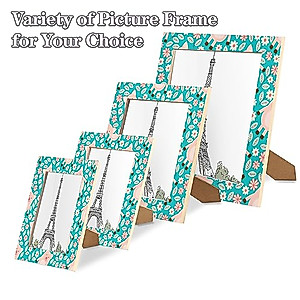 POFATO Pig Leaf Pattern11x14 Picture Frame Wood Photo Frame for Tabletop Display Wall Mount Picture Frame Display 11 x 14 Inch Photo Wall Decor Home Gift Frames