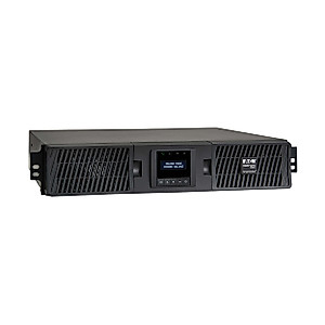 Tripp Lite Eaton Series SmartOnline 1500VA UPS, Pure Sine Wave Double-Conversion, 1350W, 2U Rack/Tower, Extended Run, Network Card Option, LCD, 2 Year Warranty & $250,000 Insurance (SU1500RTXLCD2U)