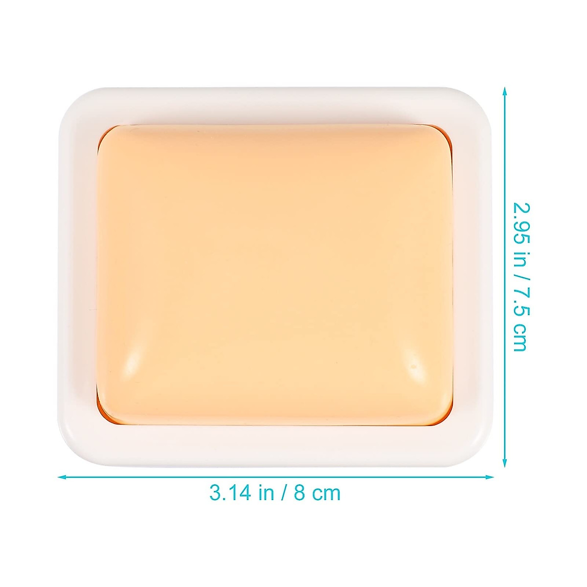 Baluue Intramuscular Injection Pad Silicone Injection Training Pad for Nurse Medical Students Training Practice Pad Doctor Educational Supplies