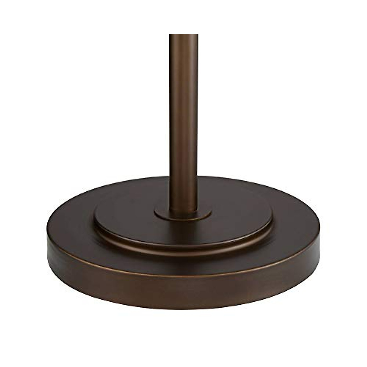 Franklin Iron Works Luz Modern Industrial Edison Bulb Floor Lamp Torchiere 72.5" Tall Oil Rubbed Bronze Clear Glass Standing Bright Lighting for Living Room Reading House Bedroom Home Office