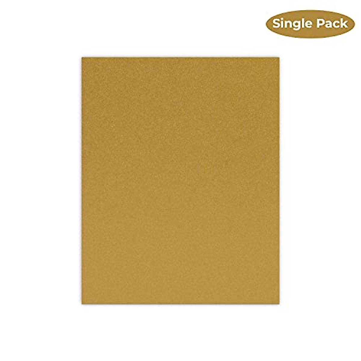 CountryArtHouse Metallic Gold Acid Free 16x20 Backing Board - Uncut Photo Mat Board - 1 Sheet