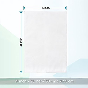 HOMEXCEL White Hand Towels for Bathroom 12 Pack, Highly Absorbent Microfiber Hand Towel, Multipurpose Gym Towels Camping Towels Spa Towels Hotel Towels, Soft and Quick Drying Hand Towel 15 x 25 inches