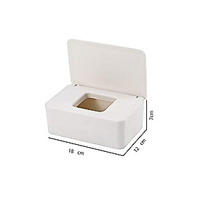 Baby Wipes Container Baby Wipe Holder Keeps Wipes Fresh Tissue Storage Box Diaper Wipes Dispenser with Lid