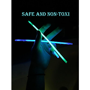 Glow Sticks 207Pcs Bulk Party Pack 8” Glow In The Dark Sticks Glow Party Supplies Bracelets And Glow Eyeglasses And Necklaces Earrings Favors For You... (207PCS)