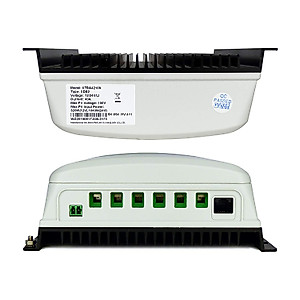 EPEVER MPPT Charge Controller 40A 12V/24V Max PV 100V XTRA4210N + MT50 + RTS + RS485 Cable for Solar Panel Charge Regulator fit for Lead-Acid & Lithium Types (MPPT 40A Kit)