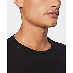 32 Degrees Heat Mens Performance Thermal Baselayer Crewneck Long Sleeve Top, Black, X-Large