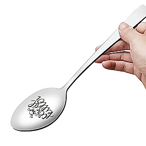 Funny Cereal Killer Spoon Engraved Stainless Steel ,Cereal Lovers Gifts for Teen Kids Men Women, Best Gifts for Birthday Graduation Father's Day Christmas