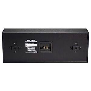 BIC America FH6-LCR Formula Series FH6-LCR Dual 6-1/2-Inch 175-Watt 2-Way LCR All-Channel Speaker, Black