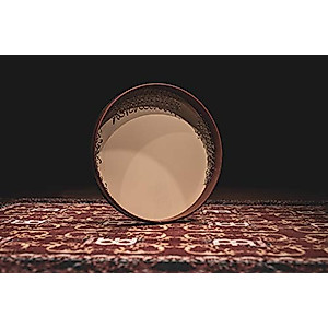 Meinl, 20 inches Frame Drum with Metal Rings, DAF-NOT Made in China-Coated Synthetic Head, Antique Brown Finish, 2-Year Warranty, 20" Diameter (FD20D-TF)